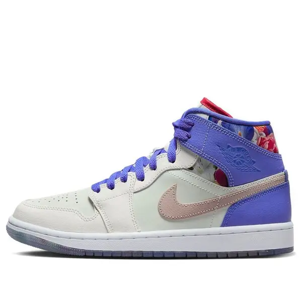JORDAN 1 Mid Se "valentine's Day Flowers" Sneakers - Purple