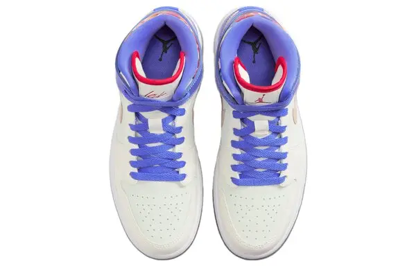 JORDAN 1 Mid Se "valentine's Day Flowers" Sneakers - Purple