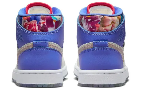 JORDAN 1 Mid Se "valentine's Day Flowers" Sneakers - Purple