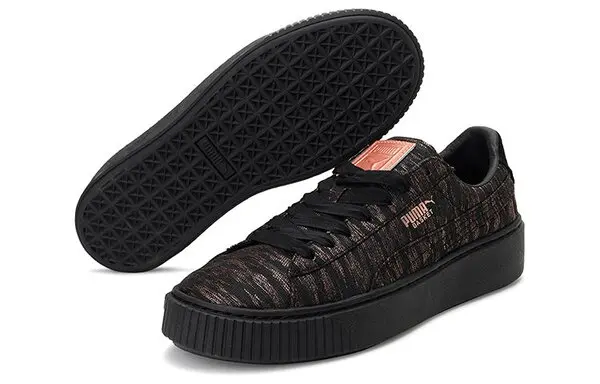 PUMA Basket Platform Velvet Rope Sneaker