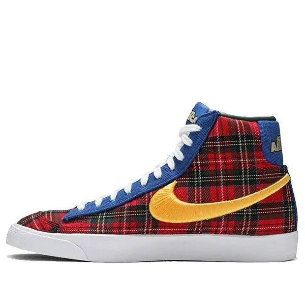 Nike Blazer Mid '77 "coming To America" High Top Sneakers - Red/yellow/blue
