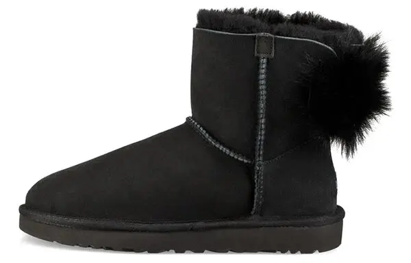 UGG Fluff Bow Mini Boots