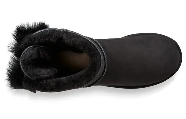 UGG Fluff Bow Mini Boots