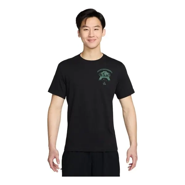 Nike Giannis M90 Basketball T-shirt Asia Sizing - Black