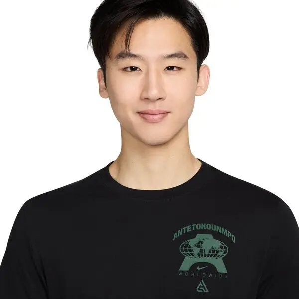 Nike Giannis M90 Basketball T-shirt Asia Sizing - Black