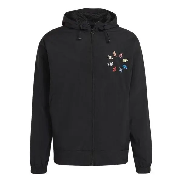 Adidas Logo Sports Black Track Jacket