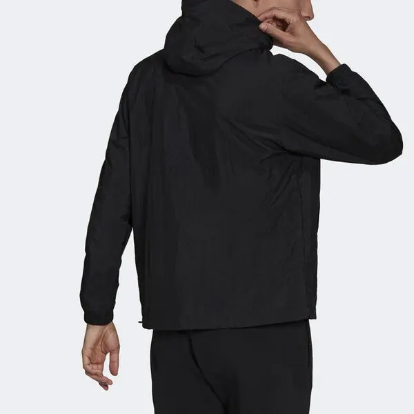 Adidas Logo Sports Black Track Jacket