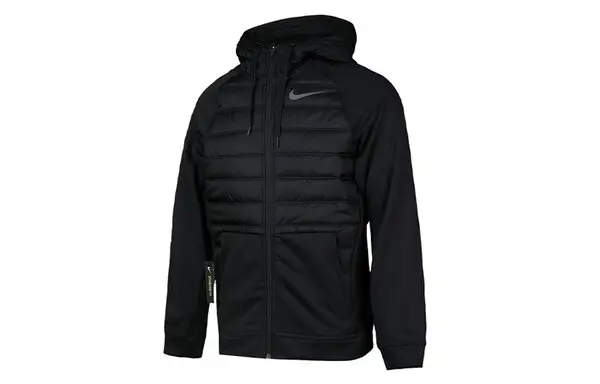 Nike Stay Warm Solid Color Sports Training Hooded Padded Jacket