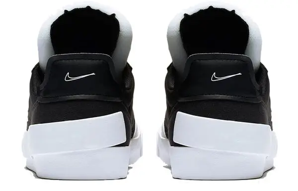 Nike Drop Type Lx "unfinished" Low Top Sneakers - Black/white