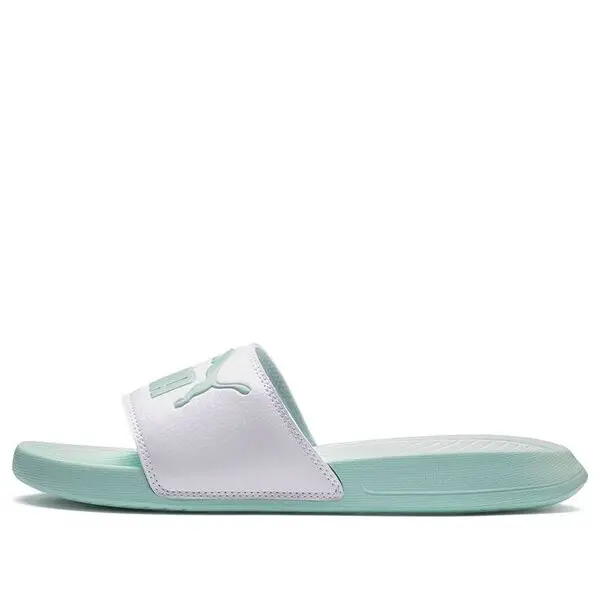 PUMA Popcat Slides - White/green