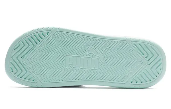 PUMA Popcat Slides - White/green