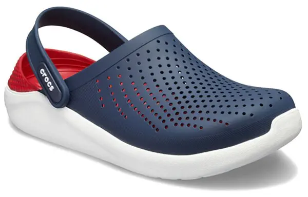CROCS Literide Shoe Beach Sandals - Blue/red
