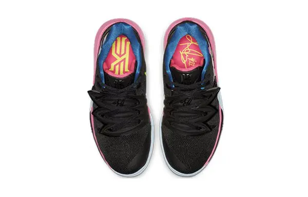 Nike Kyrie 5 "just Do It" Sneakers - Black/volt-hyper Pink