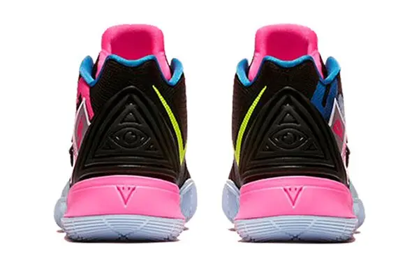 Nike Kyrie 5 "just Do It" Sneakers - Black/volt-hyper Pink