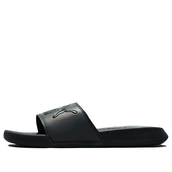PUMA Popcat Swan Gradient Laser Slides - Black