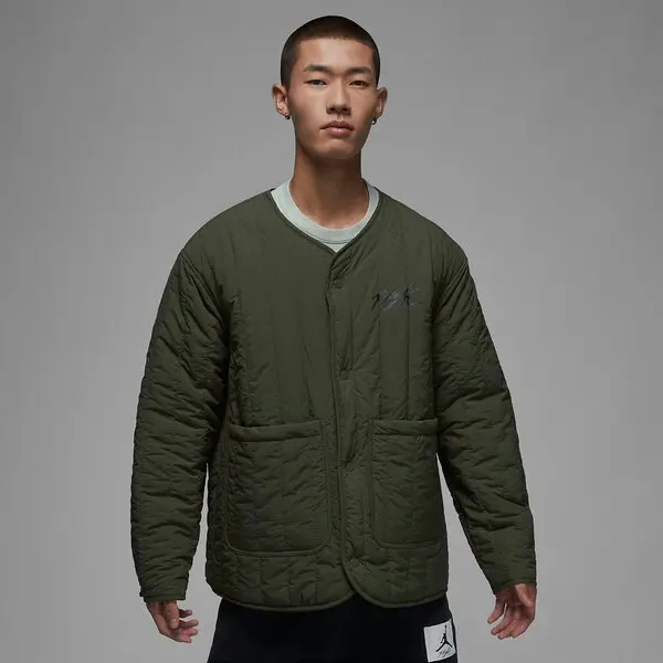 JORDAN Air Flight Heritage Reversible Jacket - Navy/green