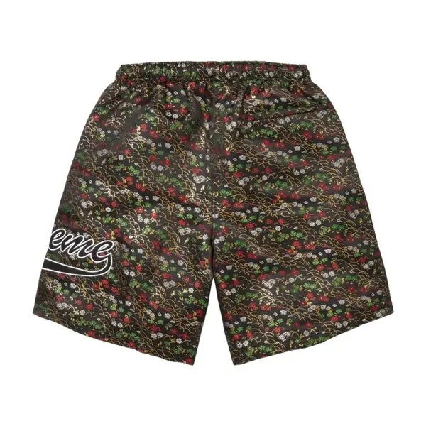 Supreme Floral Jacquard Short - Black