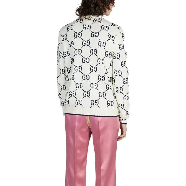 Gucci Gg Cotton Knit Sweater