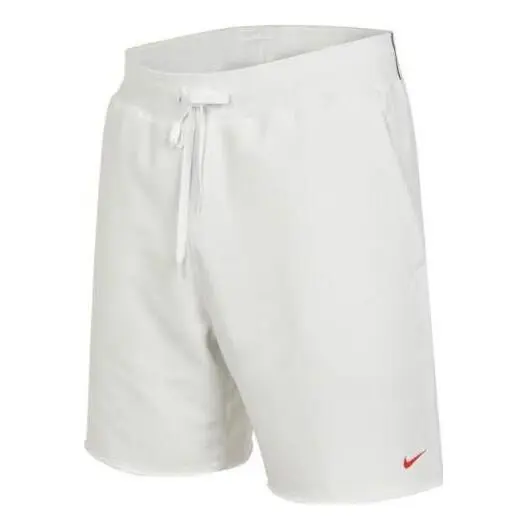 Nike Dri-fit Fleece Gym Shorts - White