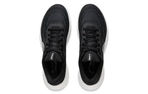 LI-NING Light Feather Sneakers - Black/white