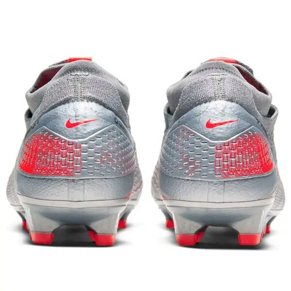 Nike Phantom Vision 2 Elite Dynamic Fit Fg Firm Ground Soccer Cleats - Silver/grey/red
