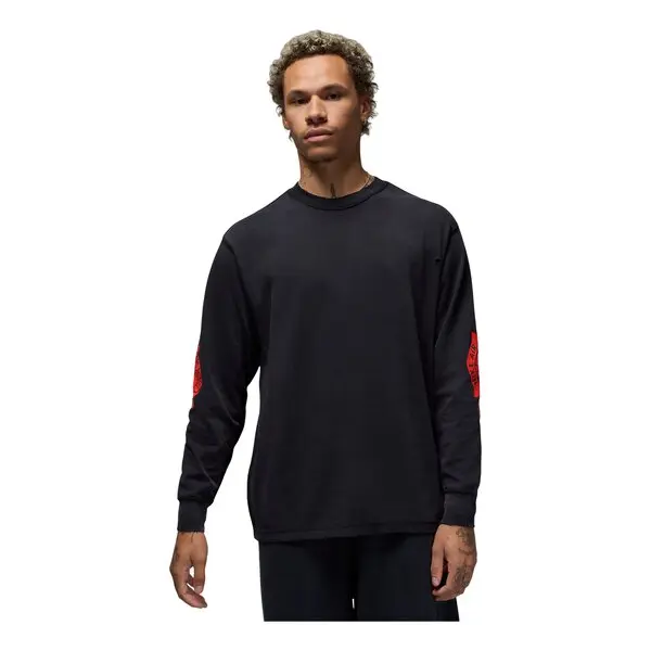 JORDAN Rare Air Long-sleeved T-shirt - Black