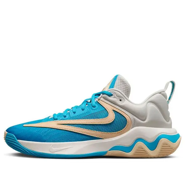 Nike Giannis Immortality 3 'nigeria X Greece' Sneakers - Phantom/ice Peach/blue Lightning