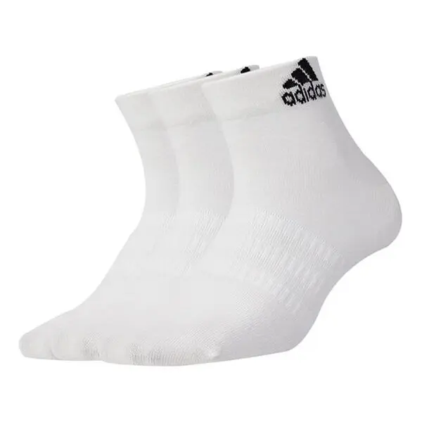 Adidas Breathable Stripe Sports Mid Tops Basketball Socks Couple Style - White