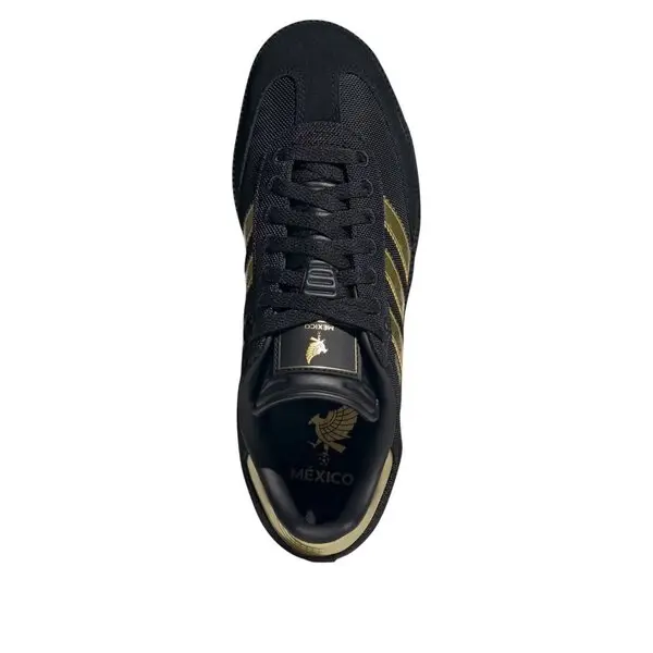 Adidas Samba Mexico Sneakers - Core Black/gold Metallic