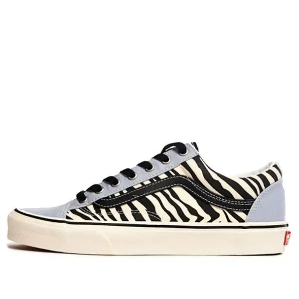 VANS Style 36 Mismatch Zebra Camo Sneakers - Army Green