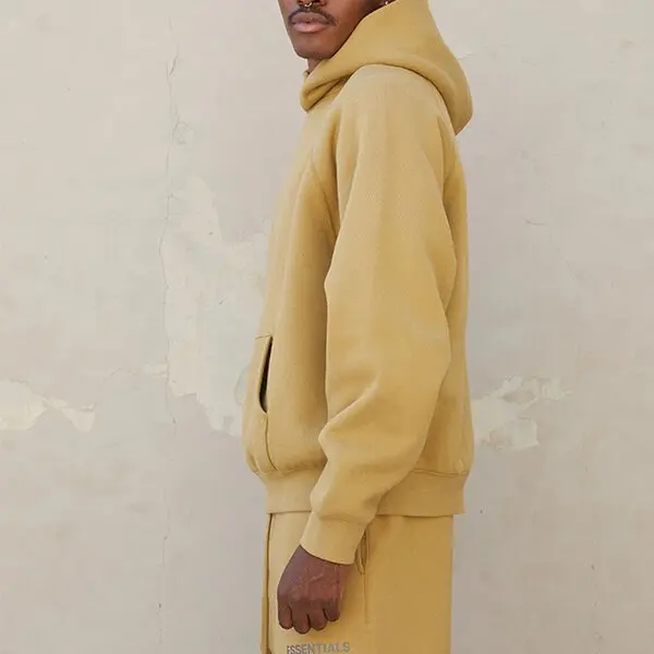 Fear Of God Pullover Logo Hoodie - Tan