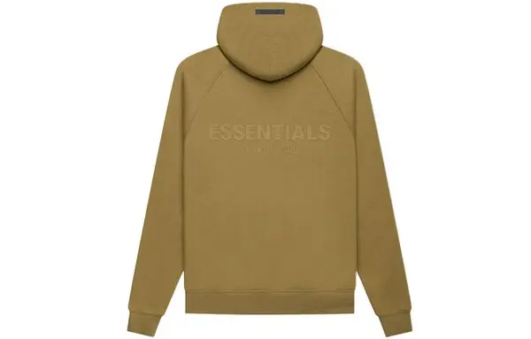 Fear Of God Pullover Logo Hoodie - Tan