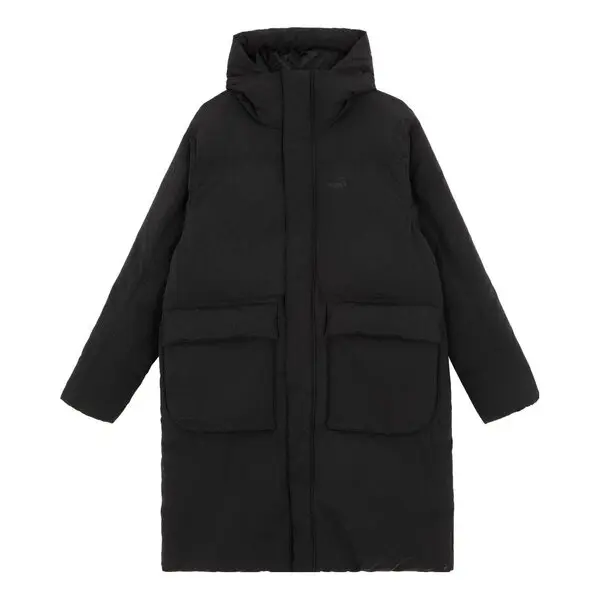 PUMA Long Down Coat - Black