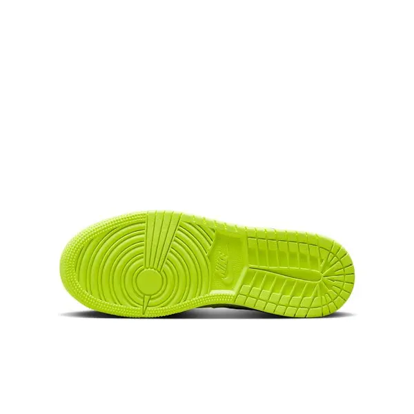 JORDAN 1 Se "black Cat" Low Top Sneakers - Volt/white/black