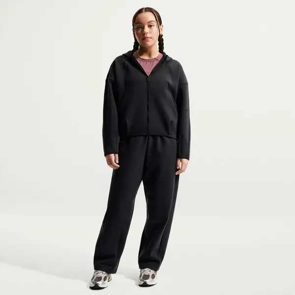Nike Therma-fit Knit Full-zip Hoodie - Black
