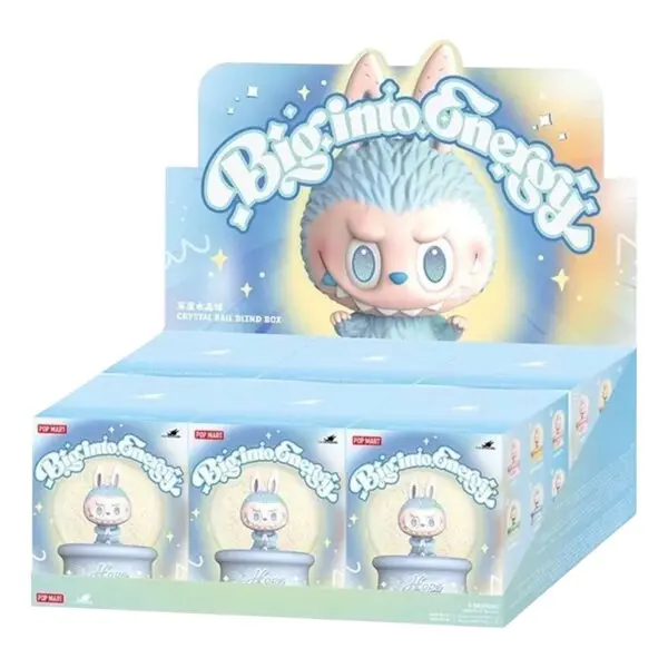 POP MART The Monsters Labubu Big Into Energy Crystal Ball Sealed Case - Multi-color