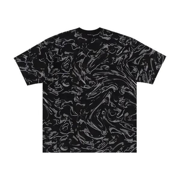 A BATHING APE Marbling Camo One Point Relaxed Fit Tee
