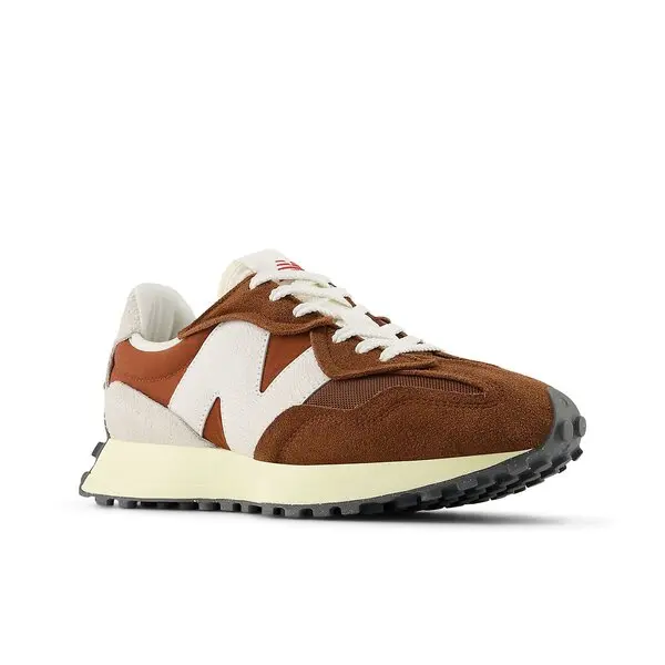 NEW BALANCE 327 Sneakers - Brown/white
