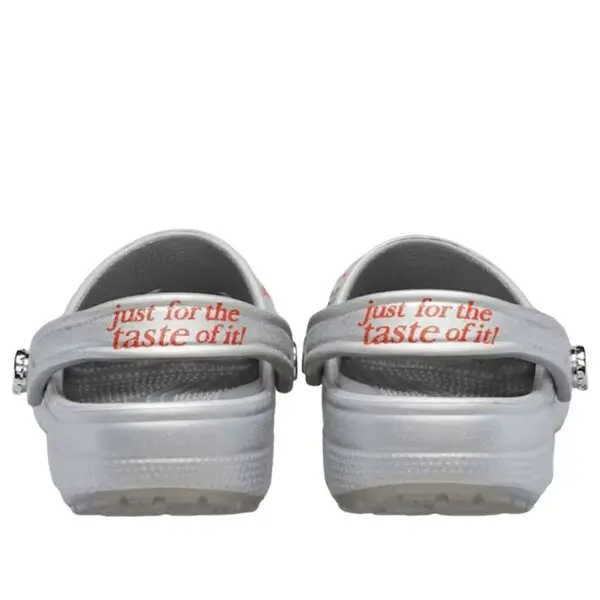 CROCS X Coca-cola Classic Clogs 'diet Coke - Silver/red