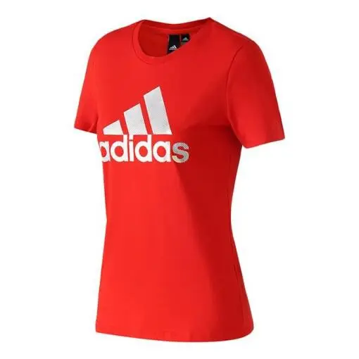 Adidas Short Sleeve Crewneck T-shirt - Red