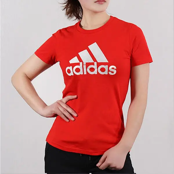 Adidas Short Sleeve Crewneck T-shirt - Red