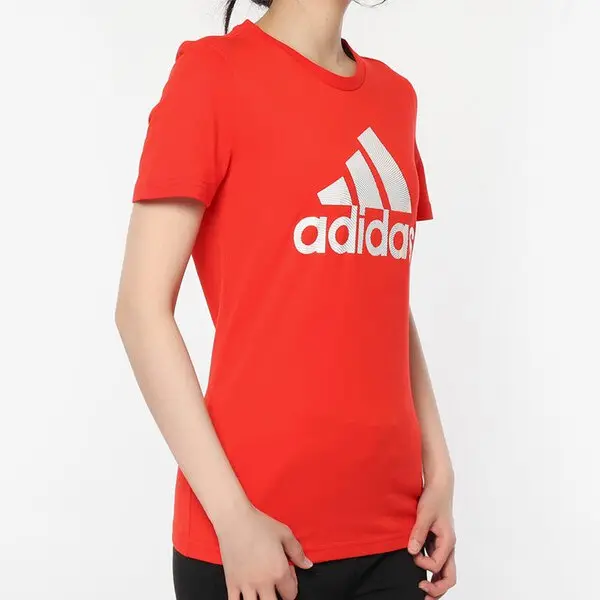 Adidas Short Sleeve Crewneck T-shirt - Red