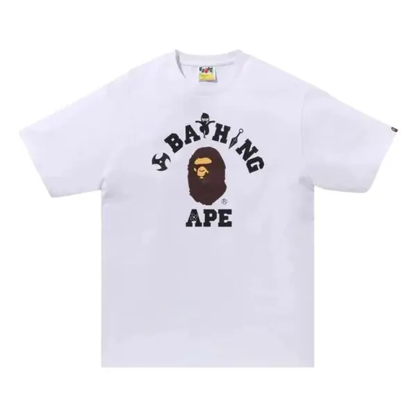 A BATHING APE Ninja College Tee - White