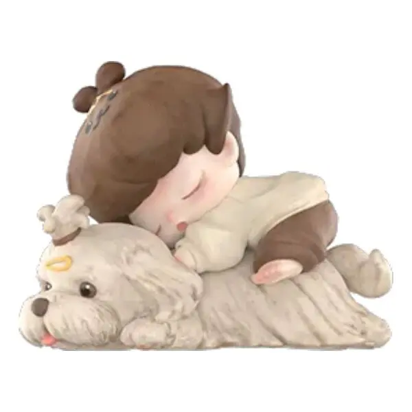 POP MART Dimoo The Missing Day Figures "my Pillow Beats - Multi-color