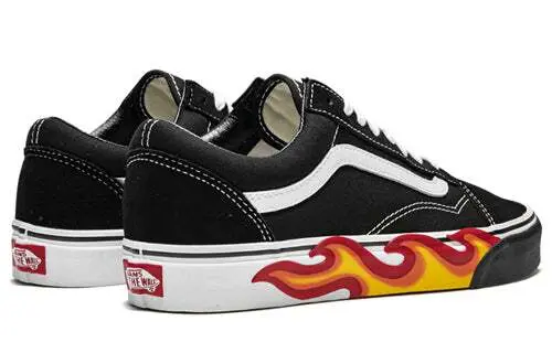 VANS Old Skool Flame Cut Out Low Top Sneakers