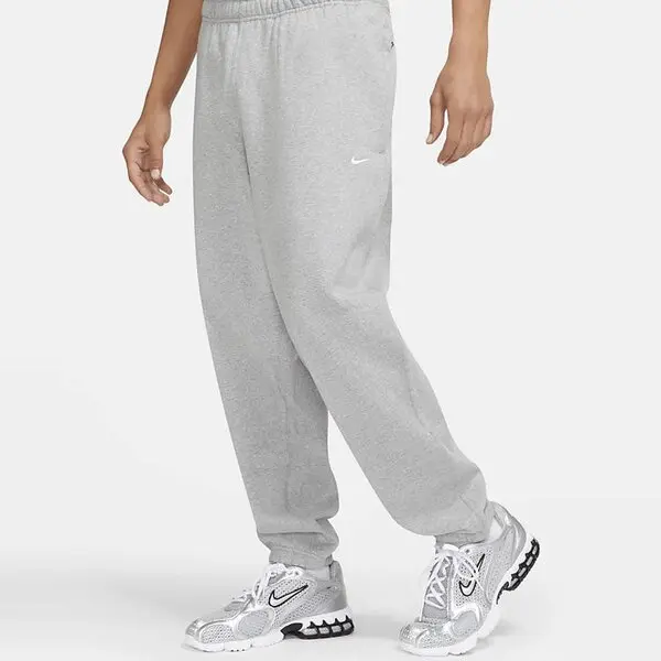 Nike Lab Solid Color Stay Warm Bundle Feet Sports Pants 'light Grey