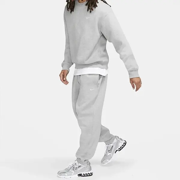 Nike Lab Solid Color Stay Warm Bundle Feet Sports Pants 'light Grey - Gray