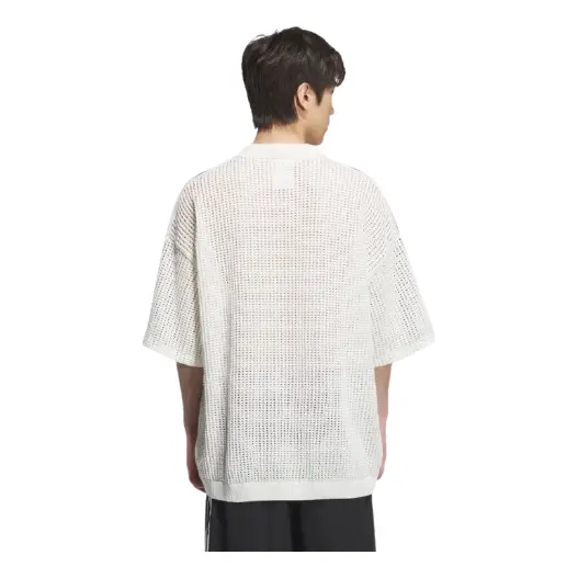 Adidas Short-sleeved Polo Shirt 'white