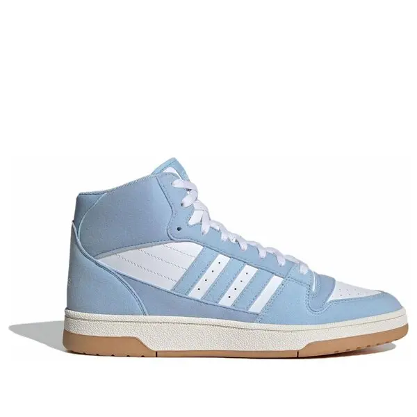 Adidas Break Start Mid High Top Sneakers - Blue/white