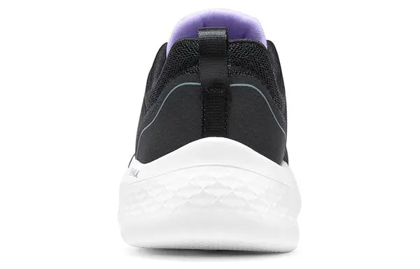 Sketchers Go Walk Flex Sneakers - Black/lavender